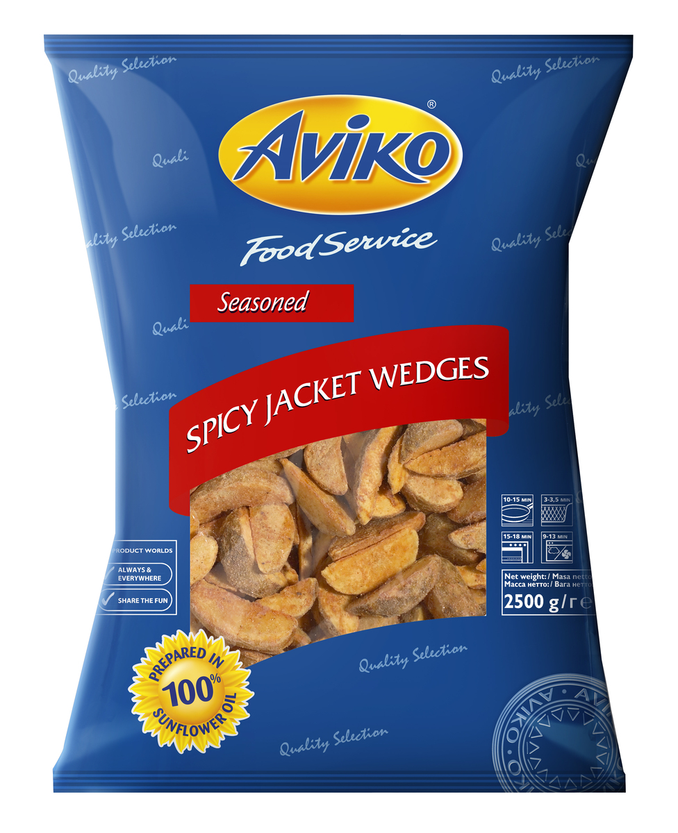 Aviko Spicy Jacket Wedges - Innnes